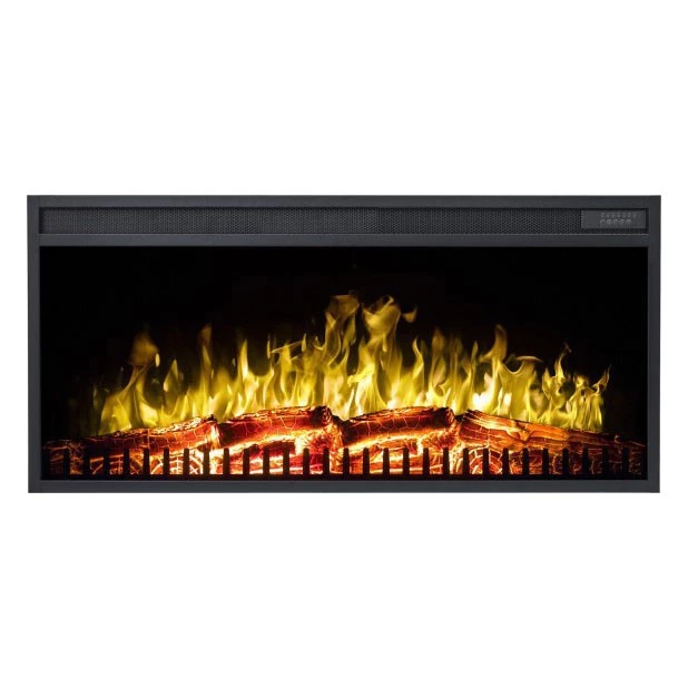 LED Classic cheminée encastrable noir | Bio-cheminee.fr